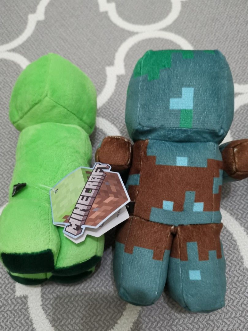 Furyu Minecraft Plush Toy, Hobbies & Toys, Toys & Games on Carousell