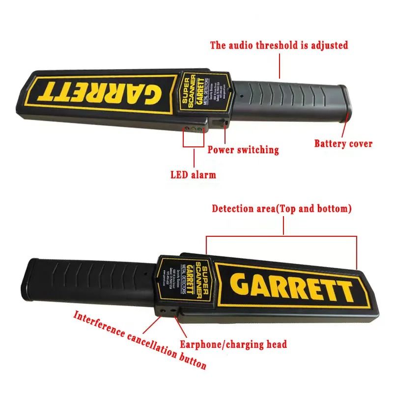 GARRETT HANDHELD METAL DETECTOR SUPPER SCANNER, Furniture & Home Living ...