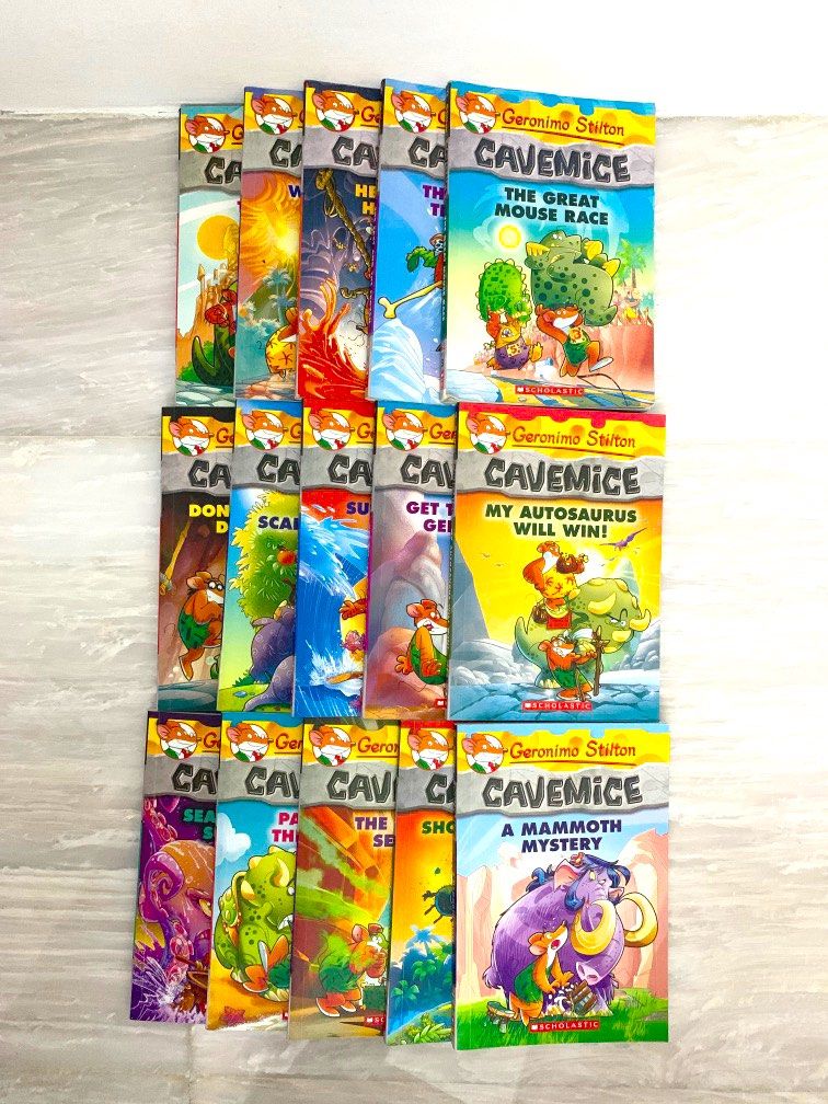 Geronimo Stilton, Cavemice, 15 books, Hobbies & Toys, Books & Magazines ...