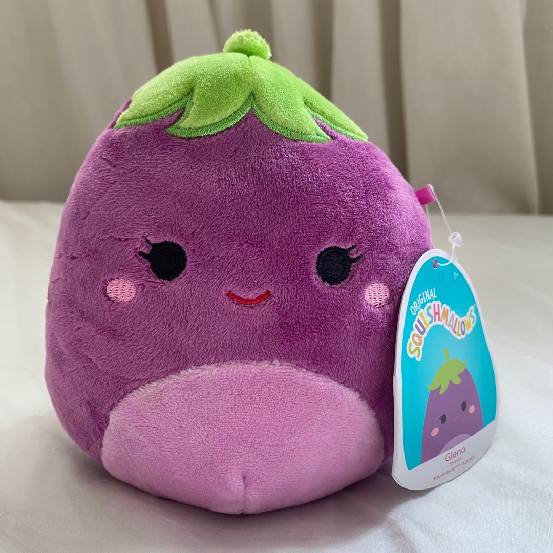 Glena the Eggplant 5" Squishmallow, Hobbies & Toys, Toys & Games on Carousell
