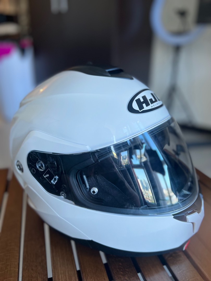 HJC C91 helmet, Motorbikes, Motorbike Parts & Accessories, Helmets and ...