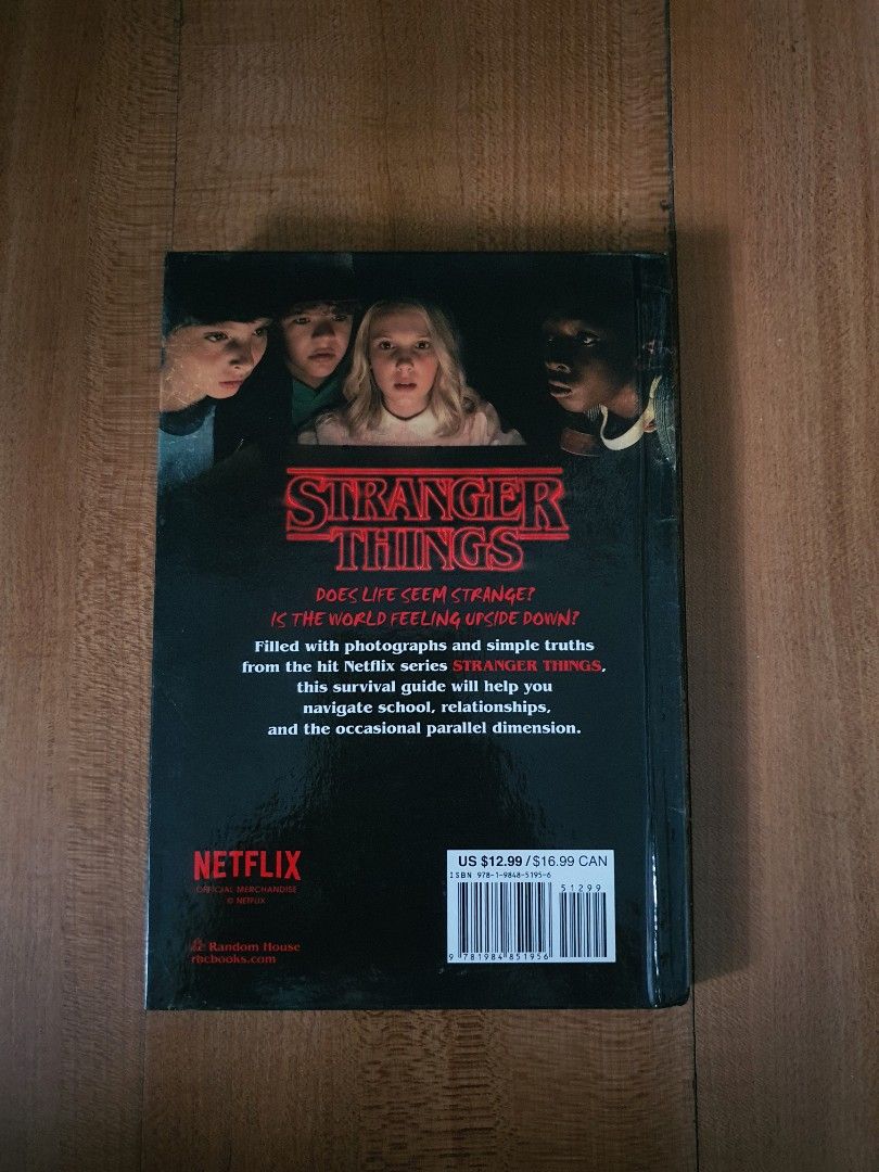 How To Survive in a Stranger Things World Book |Netflix Stranger Things ...