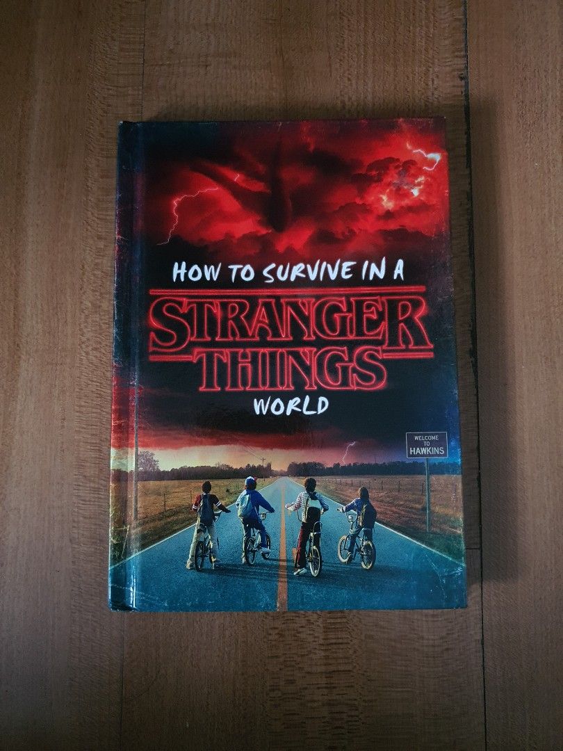 How To Survive in a Stranger Things World Book |Netflix Stranger Things ...