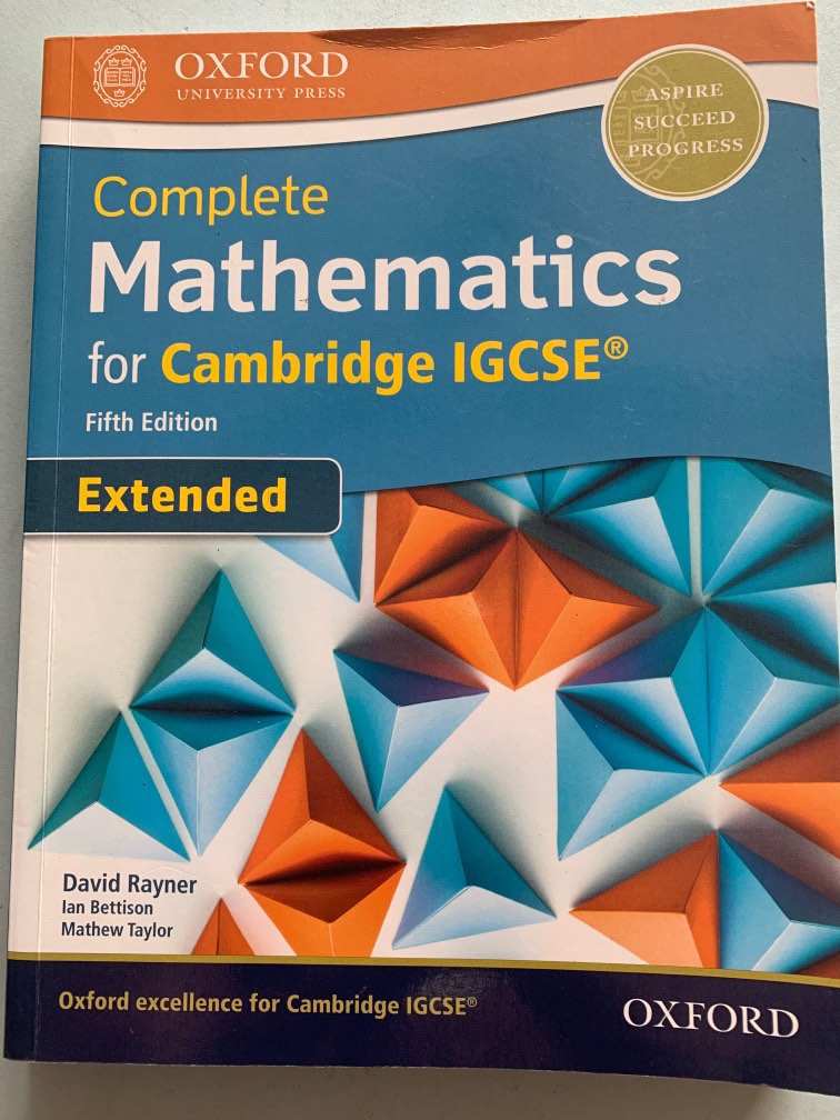 IGCSE/O Level Maths Book COMPLETE SYLLABUS, Hobbies & Toys, Books ...