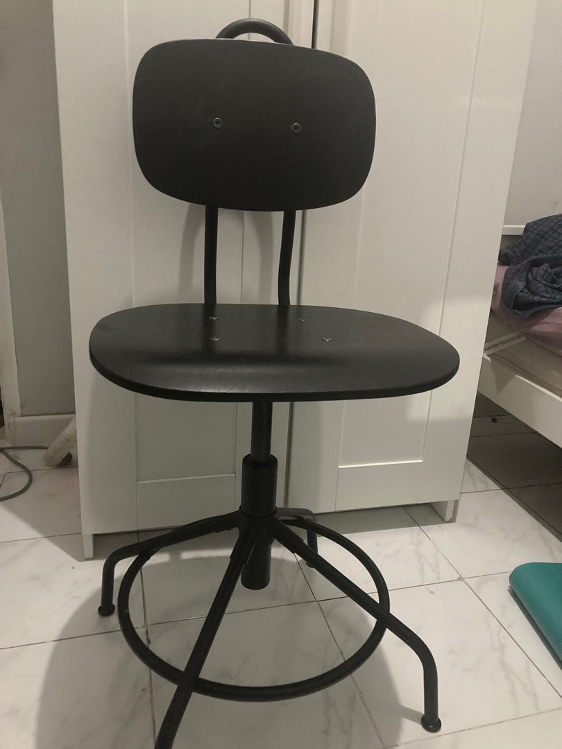 IKEA KULLABERG Kursi Kerja Putar Model Industrial / Swivel Chair ...