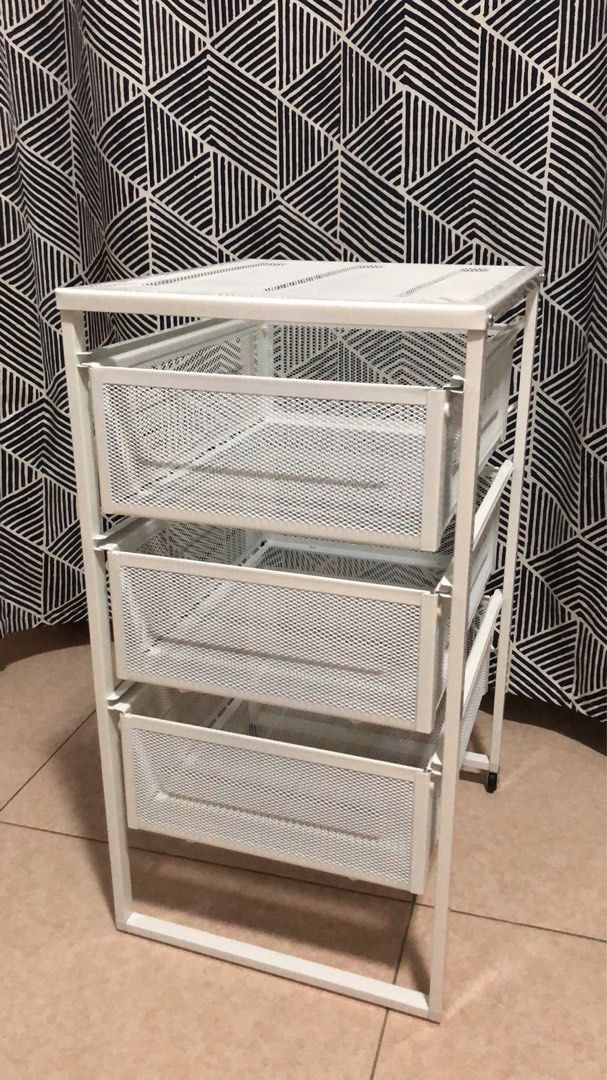 IKEA LENNART drawer unit white, Furniture & Home Living, Furniture ...