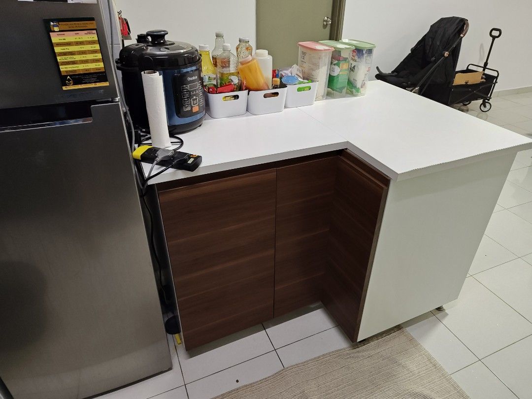 Ikea metod kitchen cabinet L-shape, Furniture & Home Living, Furniture ...