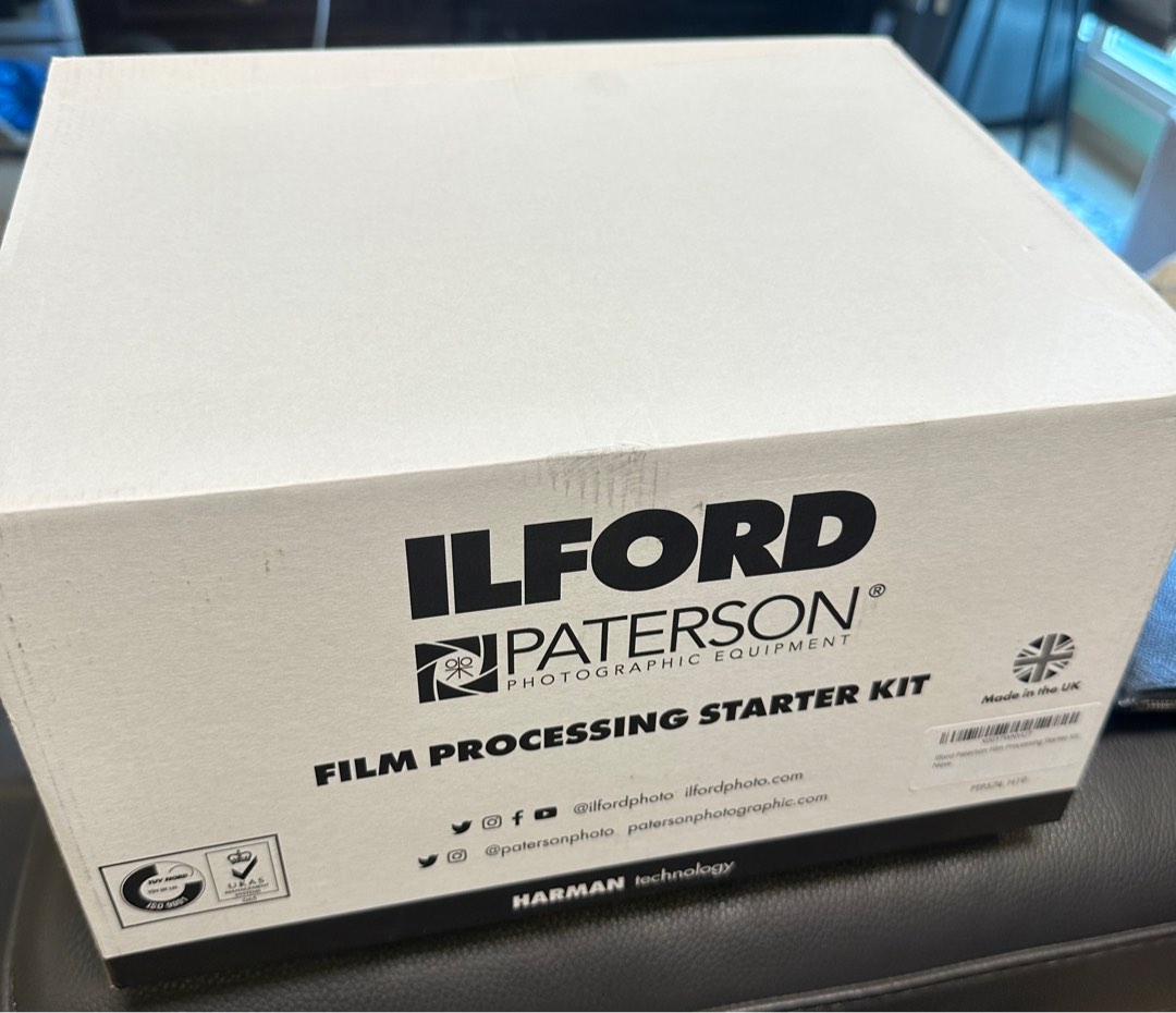 Ilford & Paterson Film Processing Starter Kit with Paterson Large ...