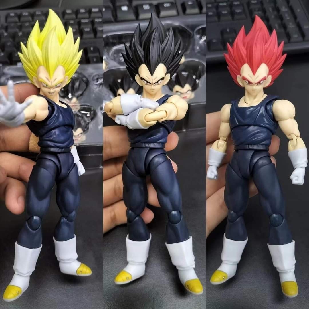 *in stock* Tonsen Arttoys Custom Head parts for SHF Dragonball Vegeta ...