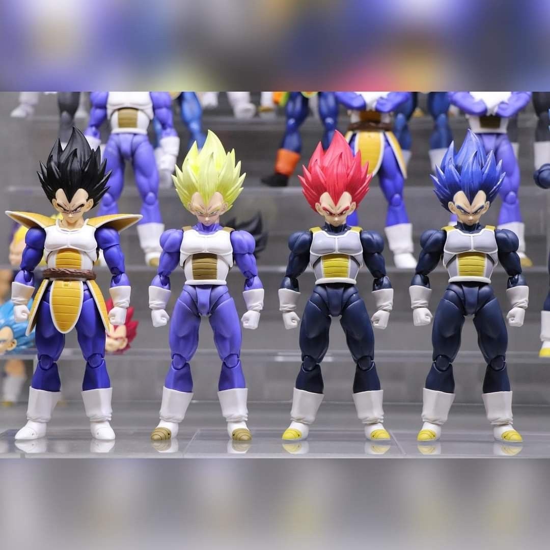 *in stock* Tonsen Arttoys Custom Head parts for SHF Dragonball Vegeta ...