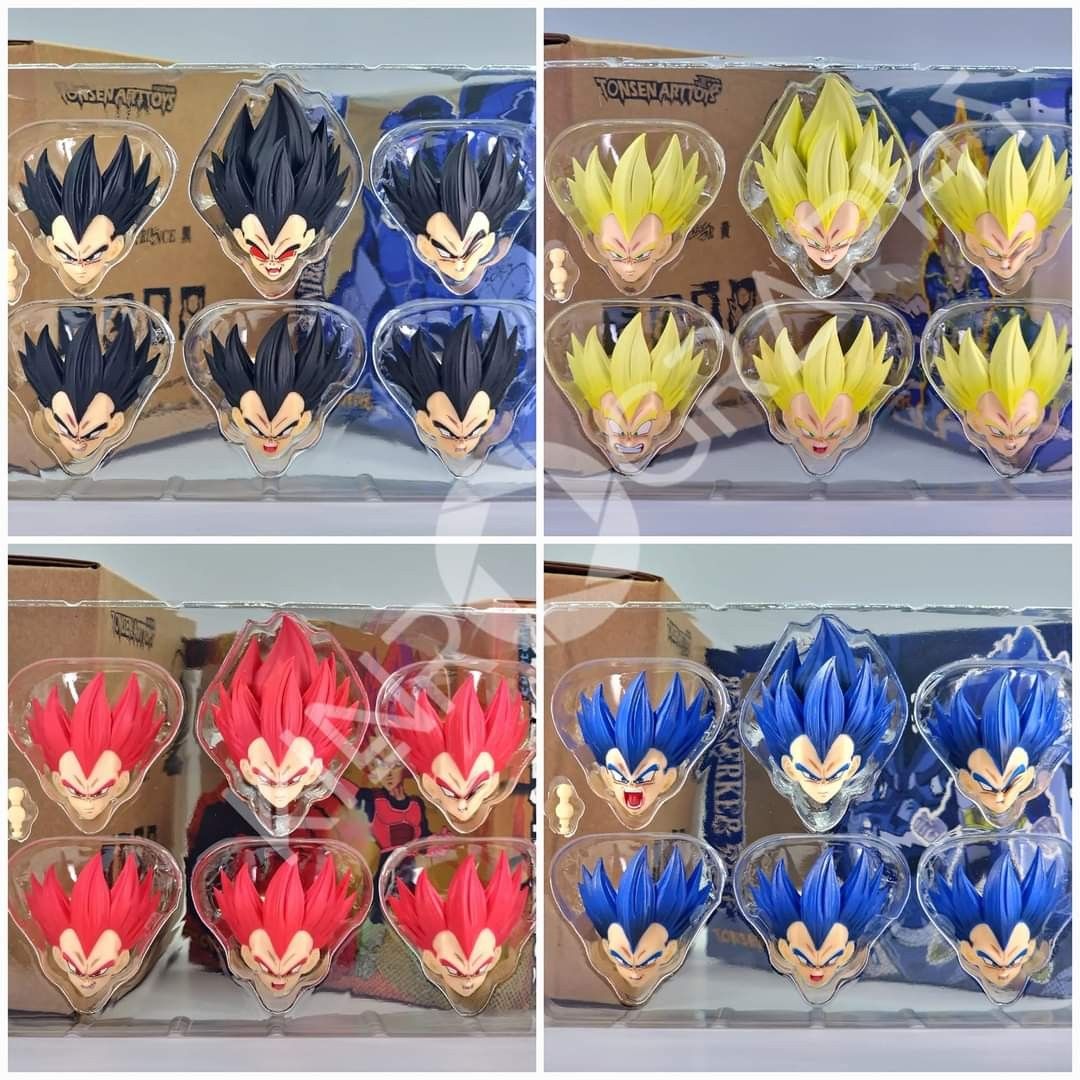 *in stock* Tonsen Arttoys Custom Head parts for SHF Dragonball Vegeta ...