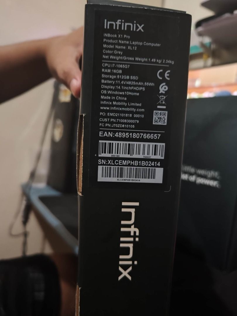 Infinix INbook X1 Pro Core i7-10th Gen/16GB/512GB BNEW Sealed ...