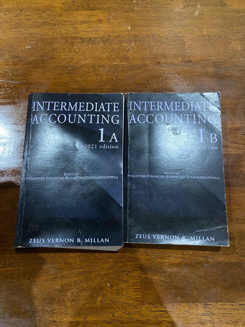 Intermediate Accounting 1A & 1B 2021 Edition (Zeus Vernon B. Millan ...