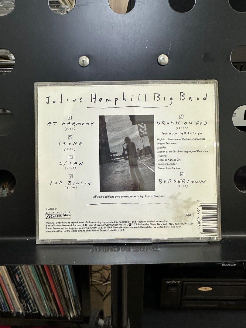 Julius Hemphill - Big Band - Secondhand CD (Original First Pressed ...