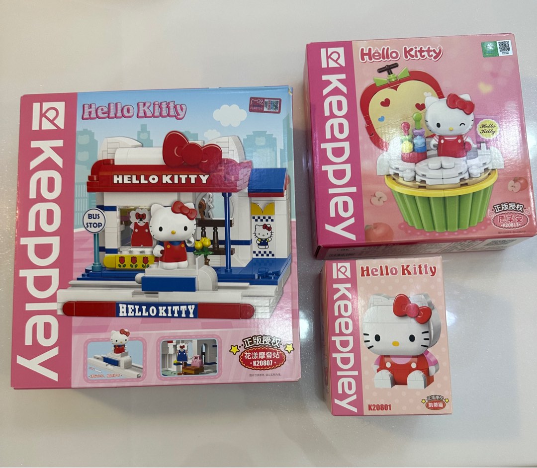 Keeppley Hello Kitty Building Blocks, Hobbies & Toys, Toys & Games on ...