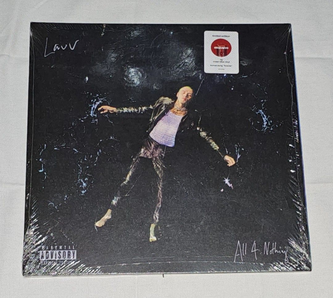 Lauv - All 4 Nothing - Ocean Blue Vinyl, Hobbies & Toys, Music & Media ...