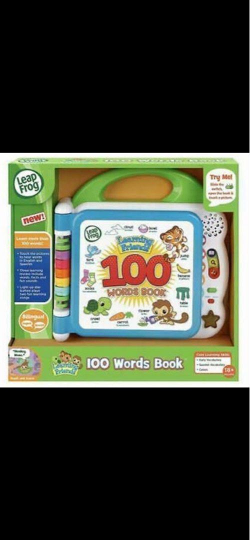 LeapFrog Learning Friends 100 Words Book on Carousell