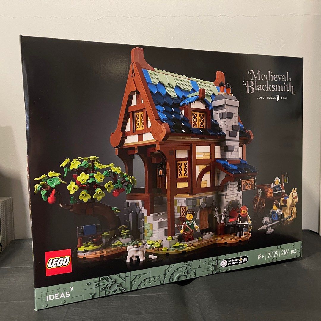 LEGO ideas Medieval Blacksmith Set 21325, Hobbies & Toys, Toys & Games ...