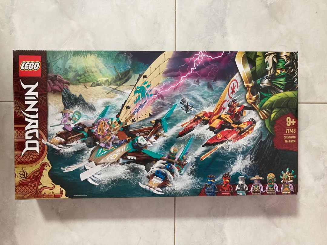 Lego Ninjago 71748 Catamaran Sea Battle, Hobbies & Toys, Toys & Games ...