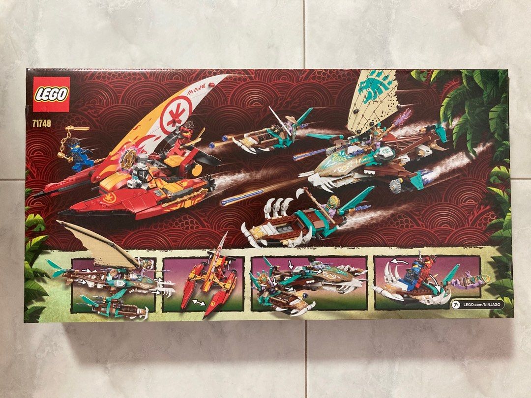 Lego Ninjago 71748 Catamaran Sea Battle, Hobbies & Toys, Toys & Games ...