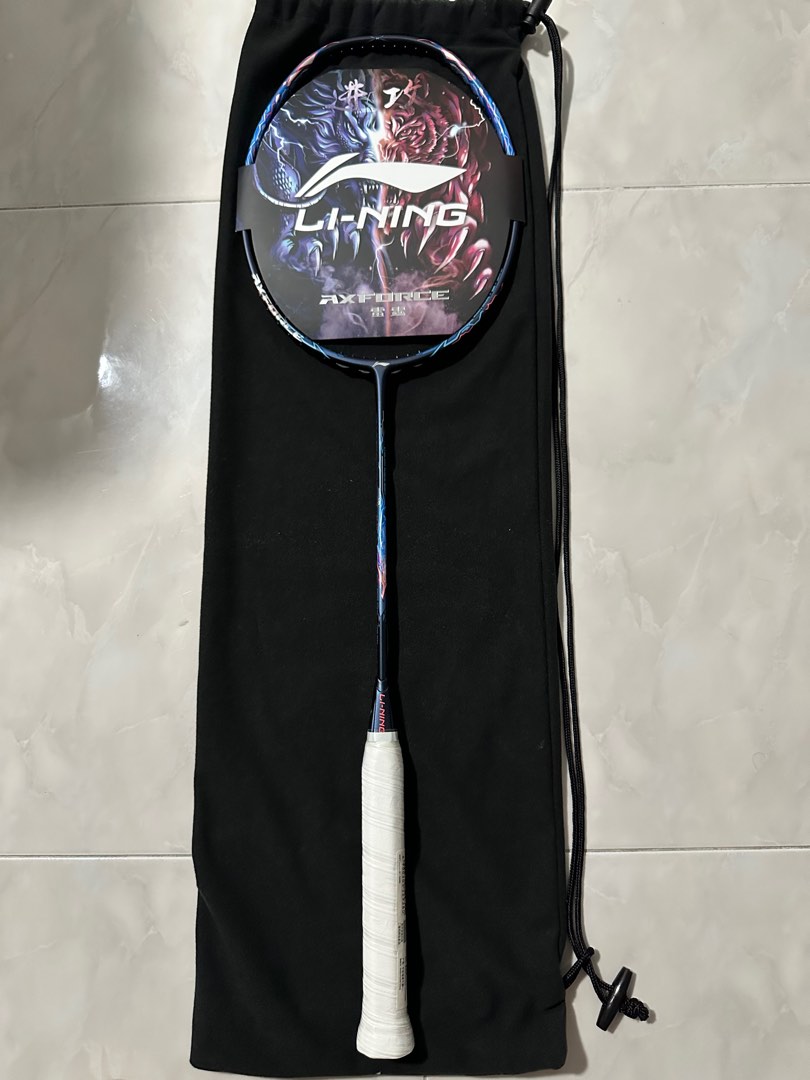 Lining AXFORCE 90 MAX DRAGON Badminton Racket, Sports Equipment, Sports ...