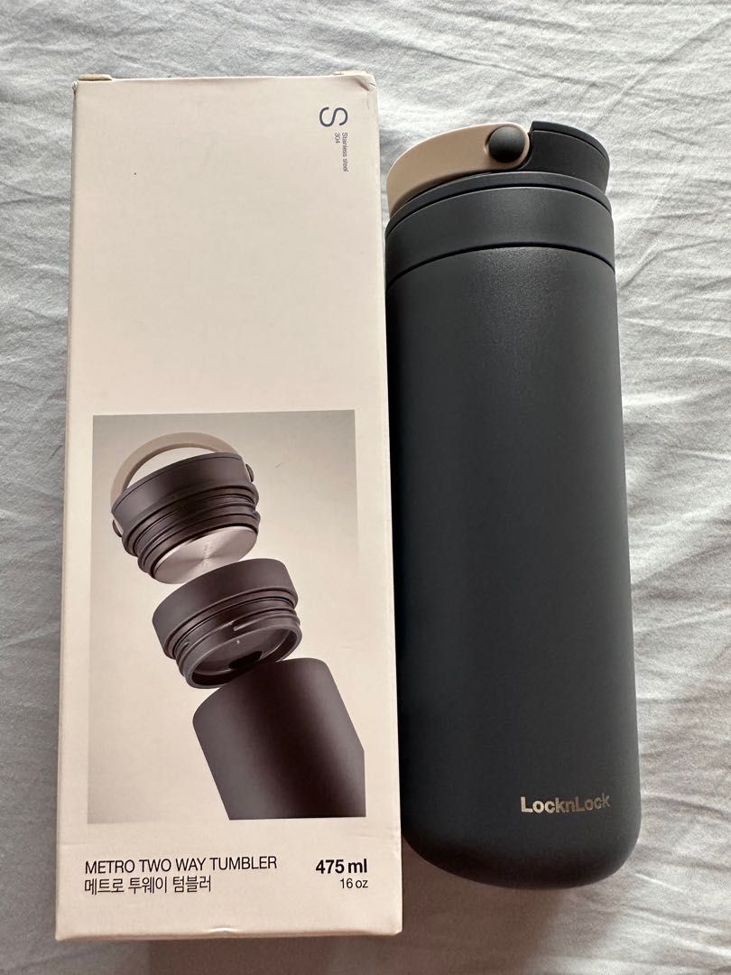 [LocknLock] Metro Two Way Tumbler, Furniture & Home Living, Kitchenware ...