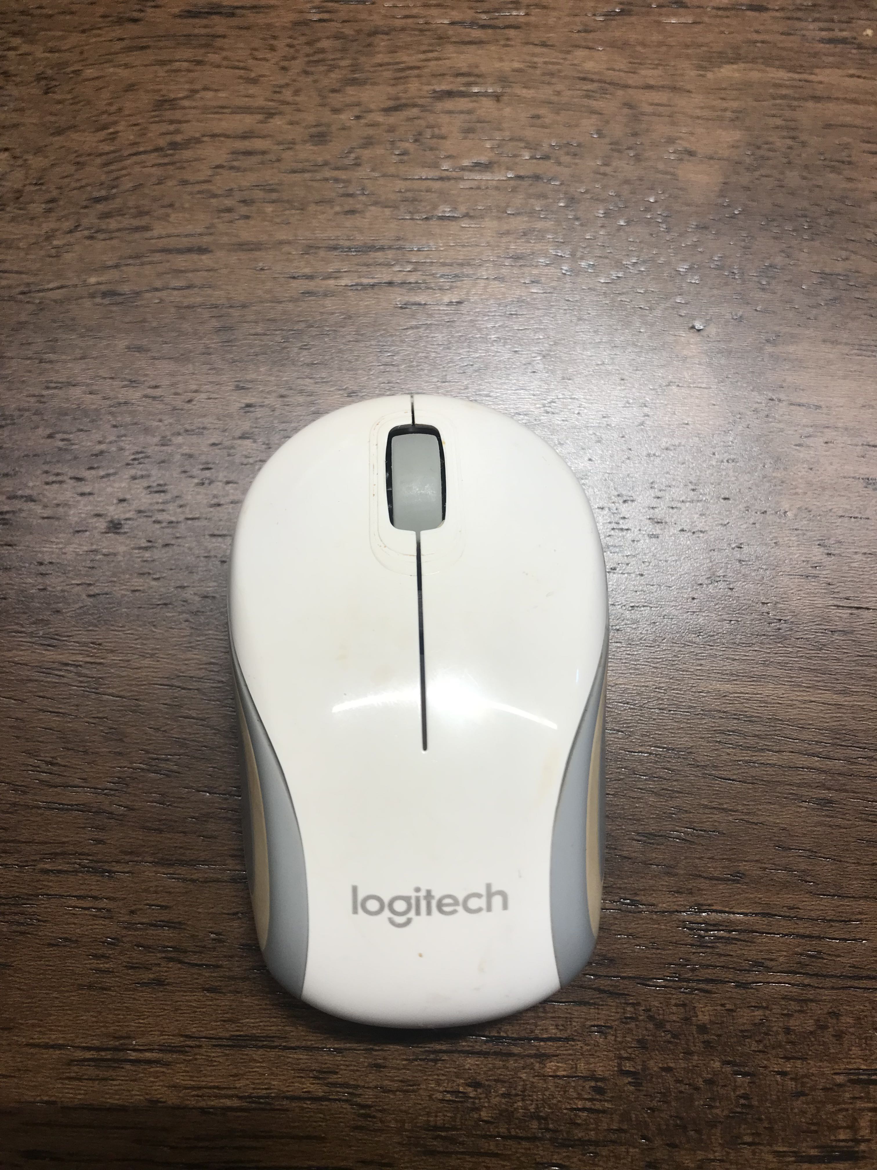 Logitech wireless mouse white (small), Computers & Tech, Parts ...