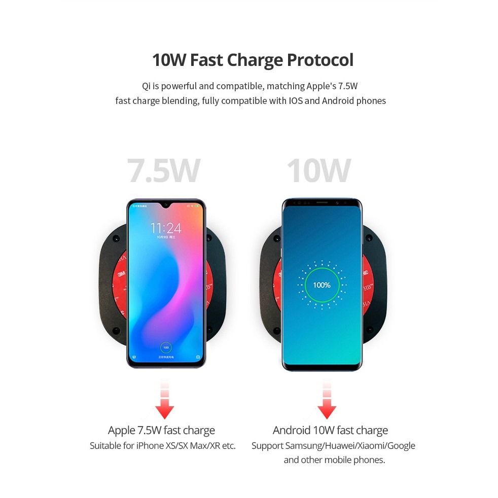 Long Range Wireless Charger 10W for Desktop/Table, Mobile Phones ...