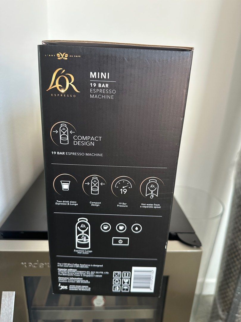 (BNIB) With FREE Capsules L’or mini espresso machine, TV & Home ...