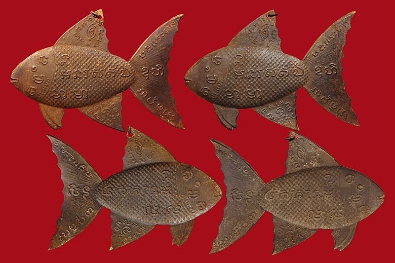 Lp Chong Wat Natangnok Taipan fish 1st batch 2485 (pair), Hobbies ...