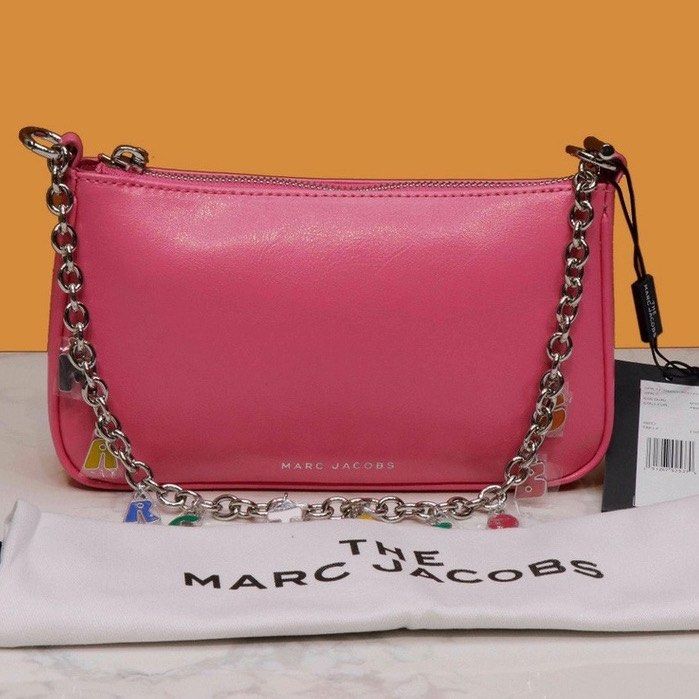 marc jacobs new pink original, Fesyen Wanita, Tas & Dompet di Carousell