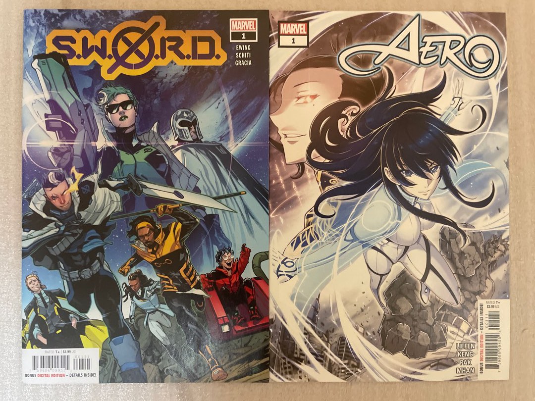 Marvel - SWORD #1 1st Alternate New Team, Aero #1 , Hobbies & Toys ...