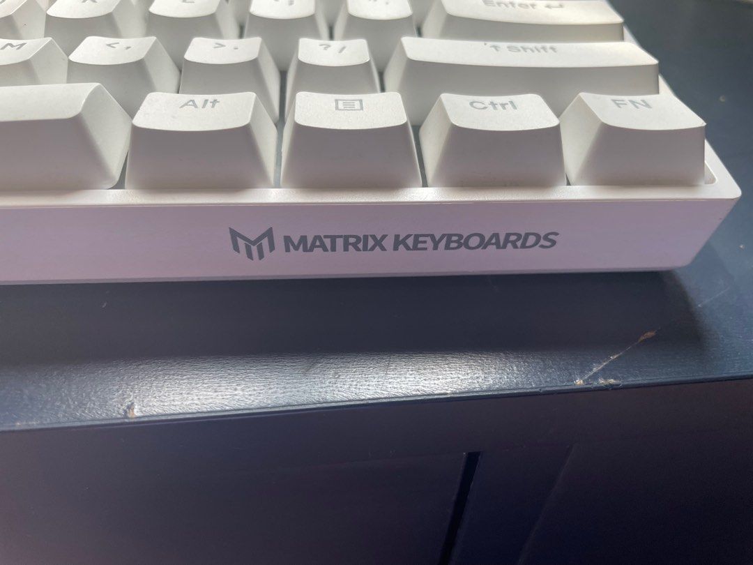 Matrix White Keyboard, Computers & Tech, Parts & Accessories, Computer ...