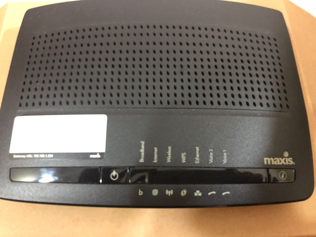 Maxis Residential Gateway Model TG784nv3 Wireless VoIP Service Gateway ...