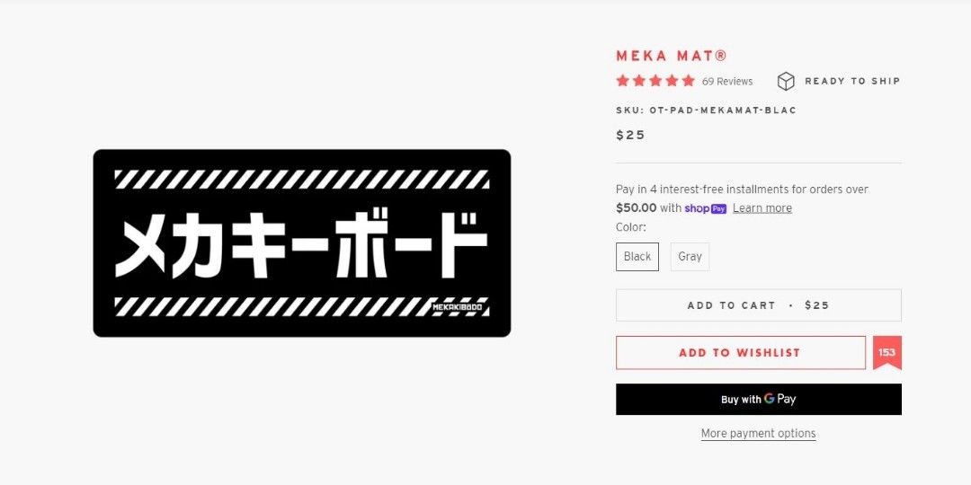 MEKA Deskmat ( Black ), Computers & Tech, Parts & Accessories, Mouse ...