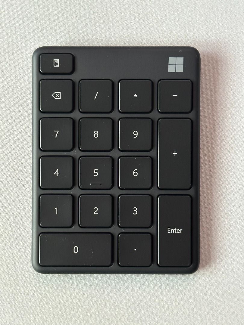 Microsoft Bluetooth Number Pad (Black), Computers & Tech, Parts ...