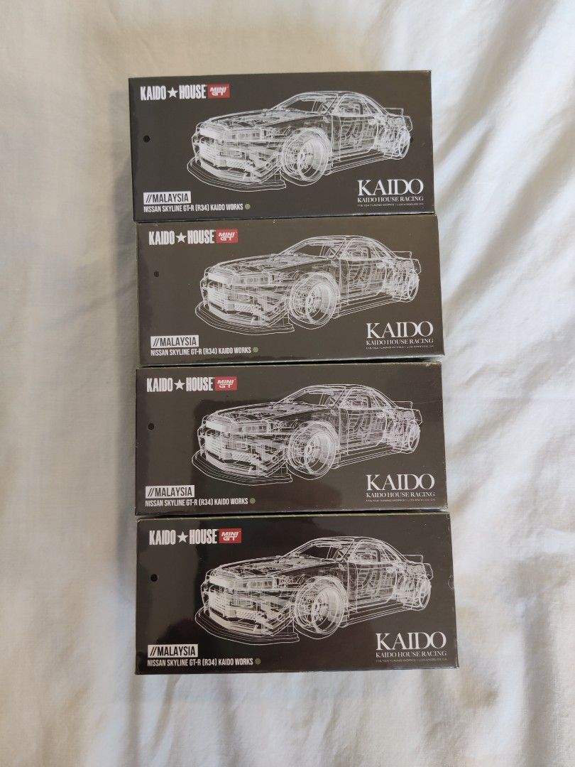 MINI GT Kaido House R34 GTR, Hobbies & Toys, Toys & Games on Carousell