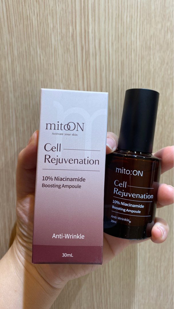 Mito:ON Cell Rejuvenation 10% Niacinamide Boosting Ampoule 30ml, Beauty & Personal Care, Face ...