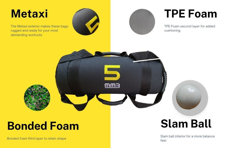 MMB Duna Pre-Weighted Powerbag Reinforced with Metaxi, Heavy-Duty Nylon ...