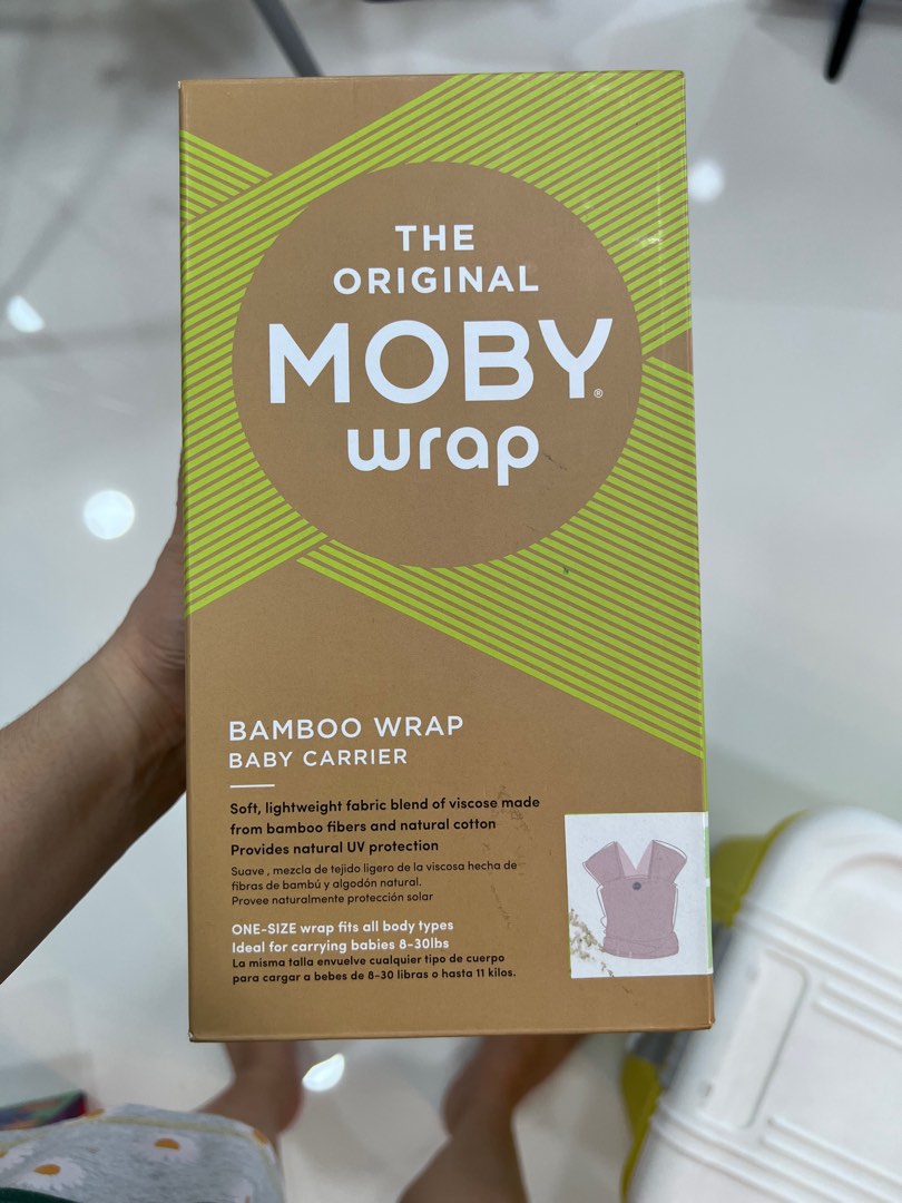 Moby Baby Wrap, Babies & Kids, Going Out, Carriers & Slings on Carousell