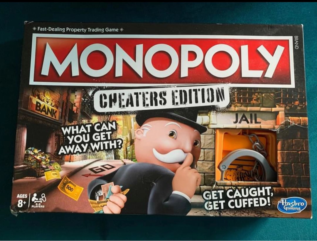 Monopoly Cheaters Edition, Hobbies & Toys, Toys & Games on Carousell