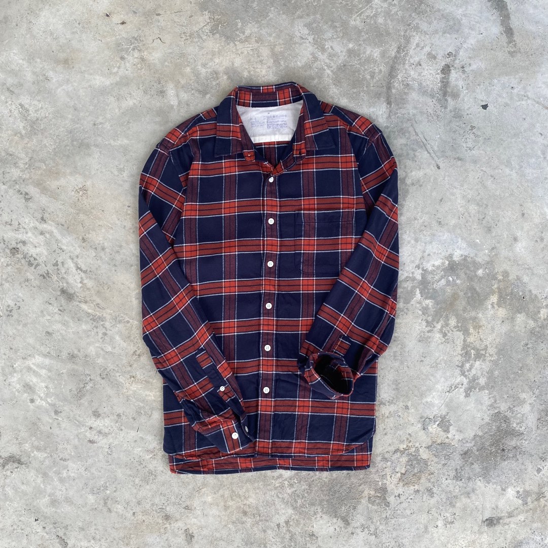 MUJI FLANNEL SHIRT, Men's Fashion, Coats, Jackets and Outerwear on ...