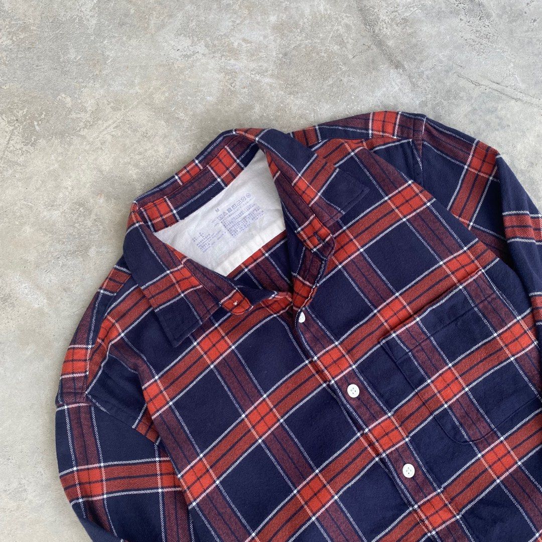 MUJI FLANNEL SHIRT, Men's Fashion, Coats, Jackets and Outerwear on ...