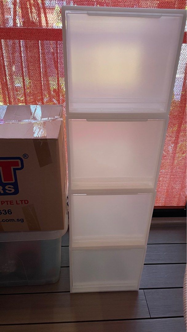 MUJI Polypropylene Storage Case (per piece), Furniture & Home Living ...