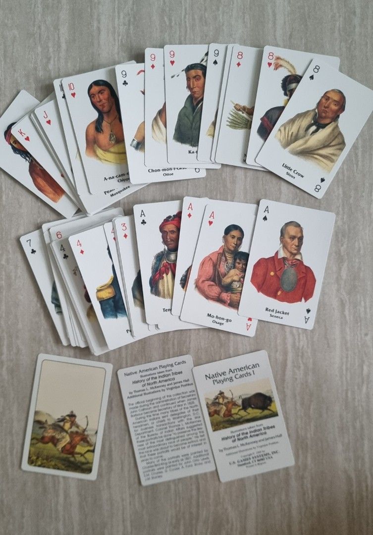 Native American Playing Cards, Hobbies & Toys, Toys & Games on Carousell