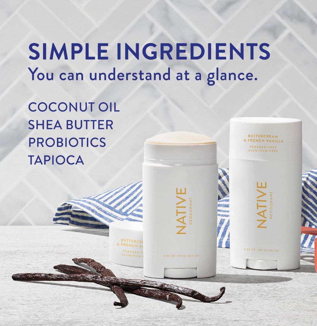 Native natural deodorant, Beauty & Personal Care, Fragrance ...