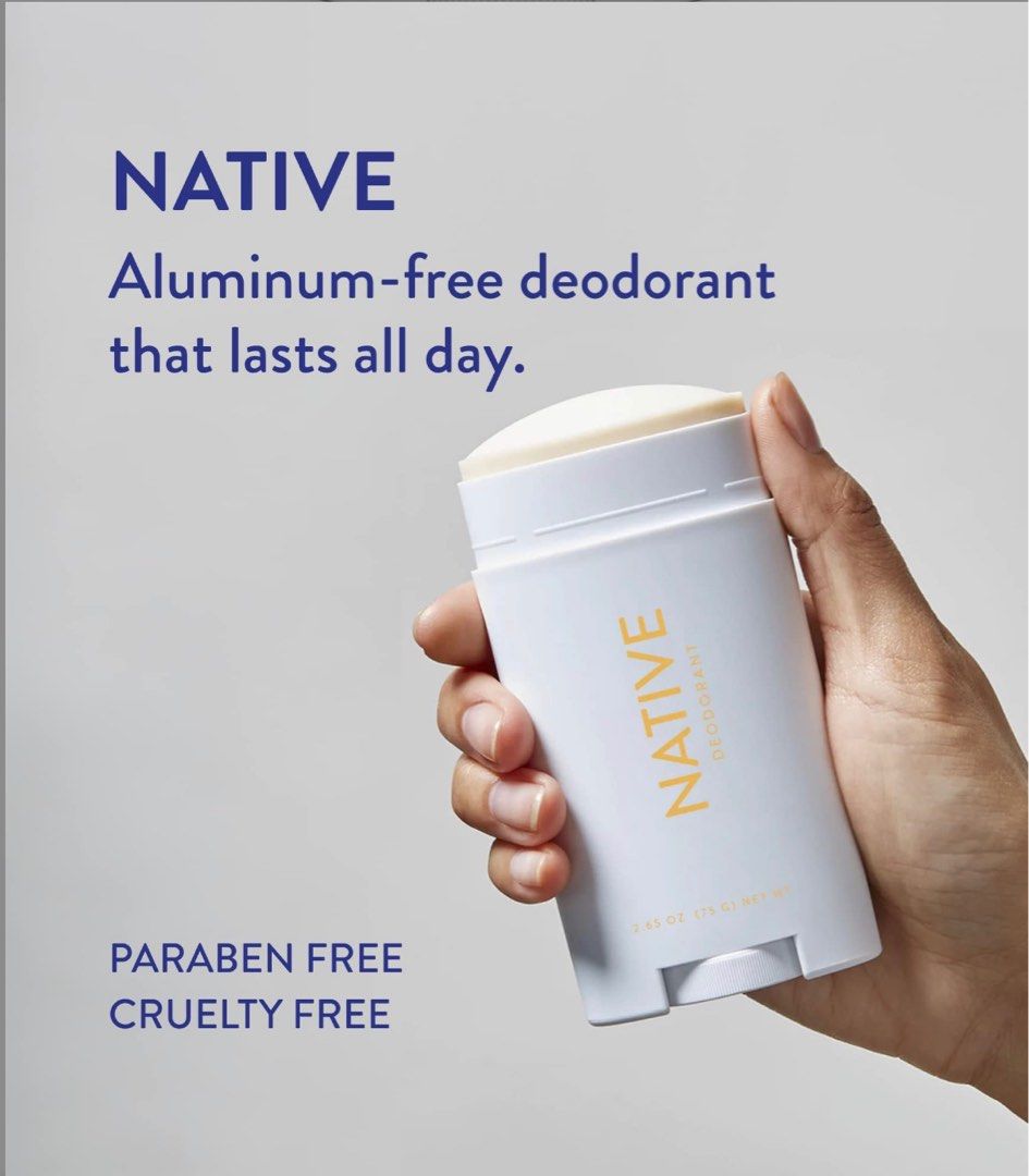 Native natural deodorant, Beauty & Personal Care, Fragrance ...