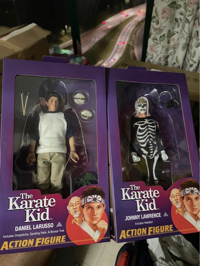 NECA Karate Kid Set Johnny Lawrence & Daniel Larusso, Hobbies & Toys ...