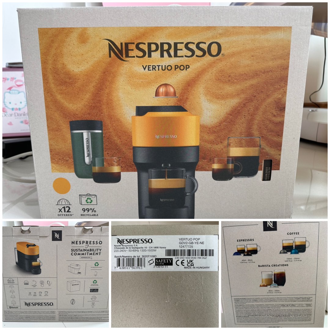 Nespresso Vertuo POP, TV & Home Appliances, Kitchen Appliances, Coffee ...