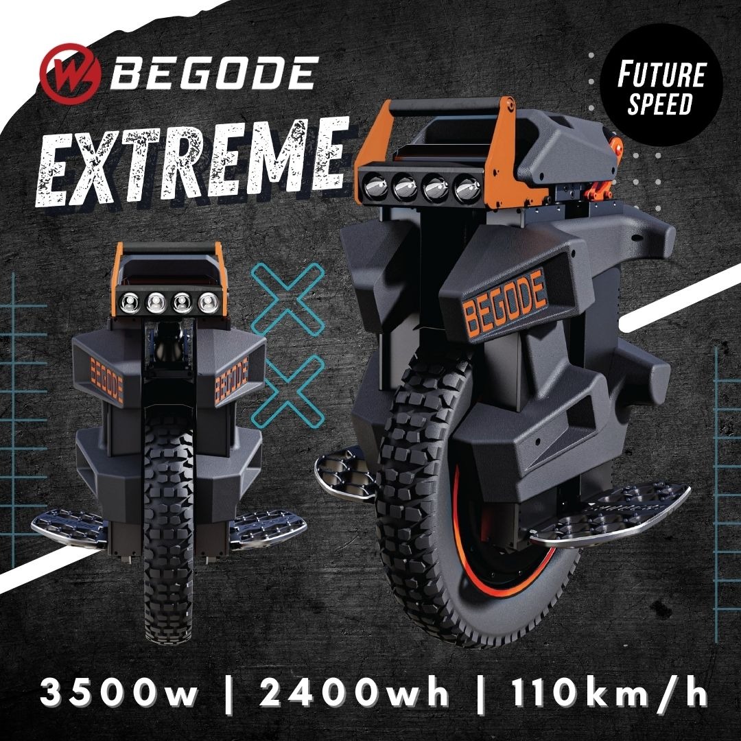 [NEW 2023]BEGODE EXTREME Electric Unicycle (3500w,2400wh,110km/h ...